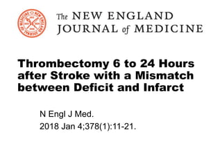 DAWN and DEFUSE 3 trial | PPTX