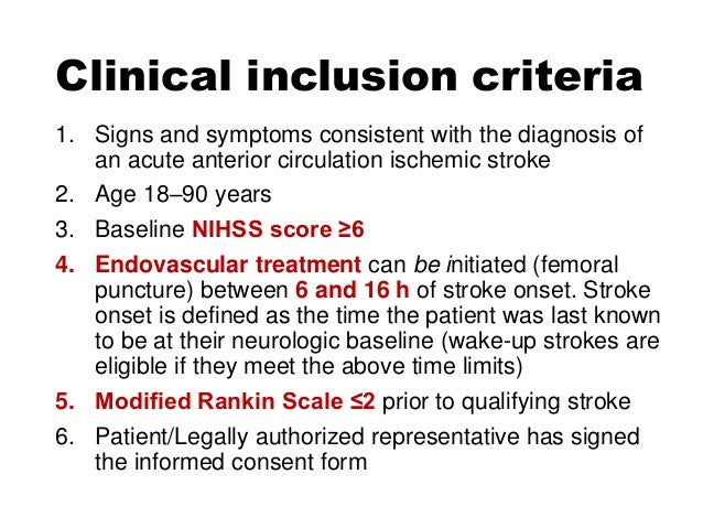 DAWN and DEFUSE 3 trial