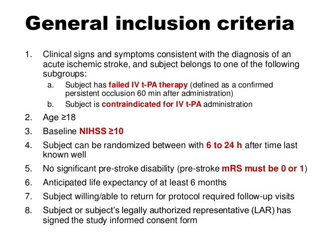 DAWN and DEFUSE 3 trial