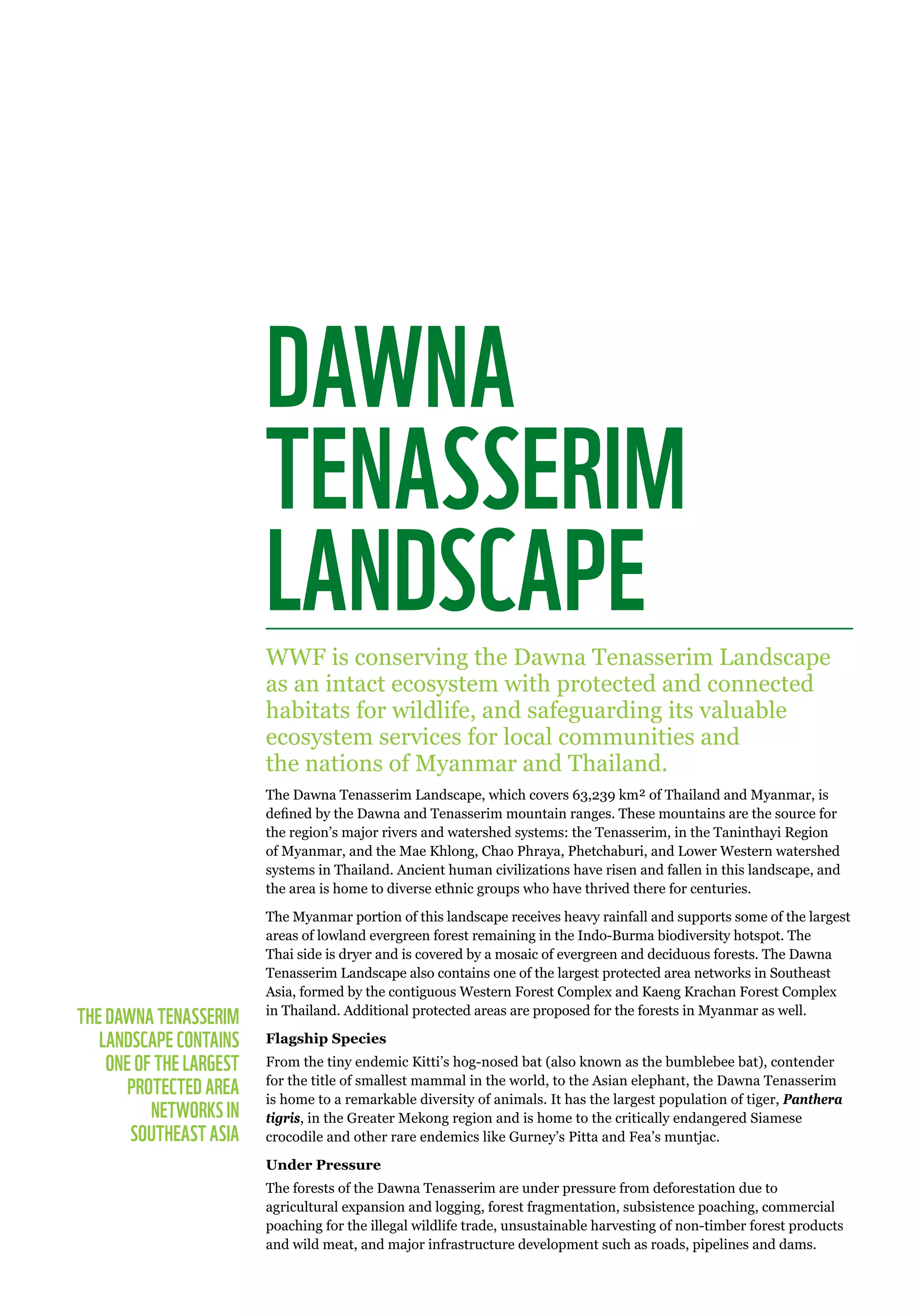 Dawna tenasserim landscape | PDF