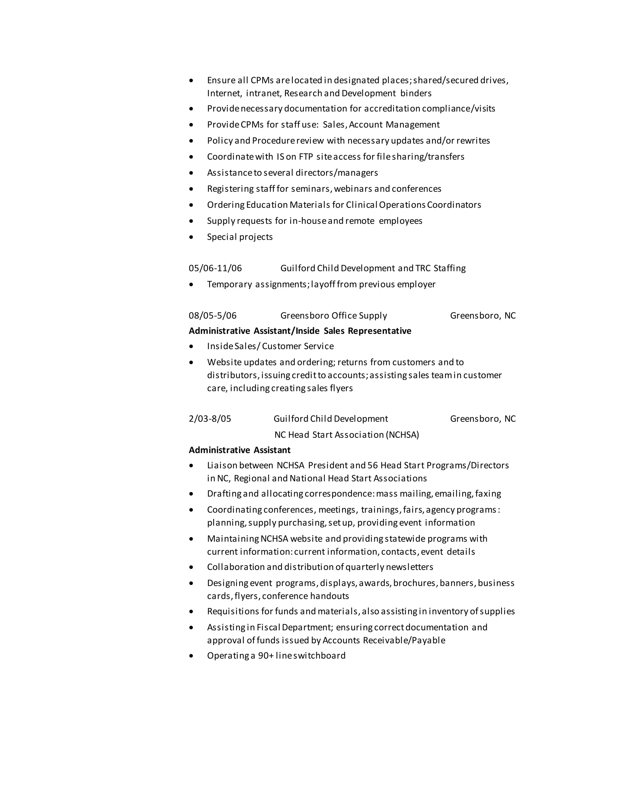 Dawn Elkins' Resume 2015 | DOCX