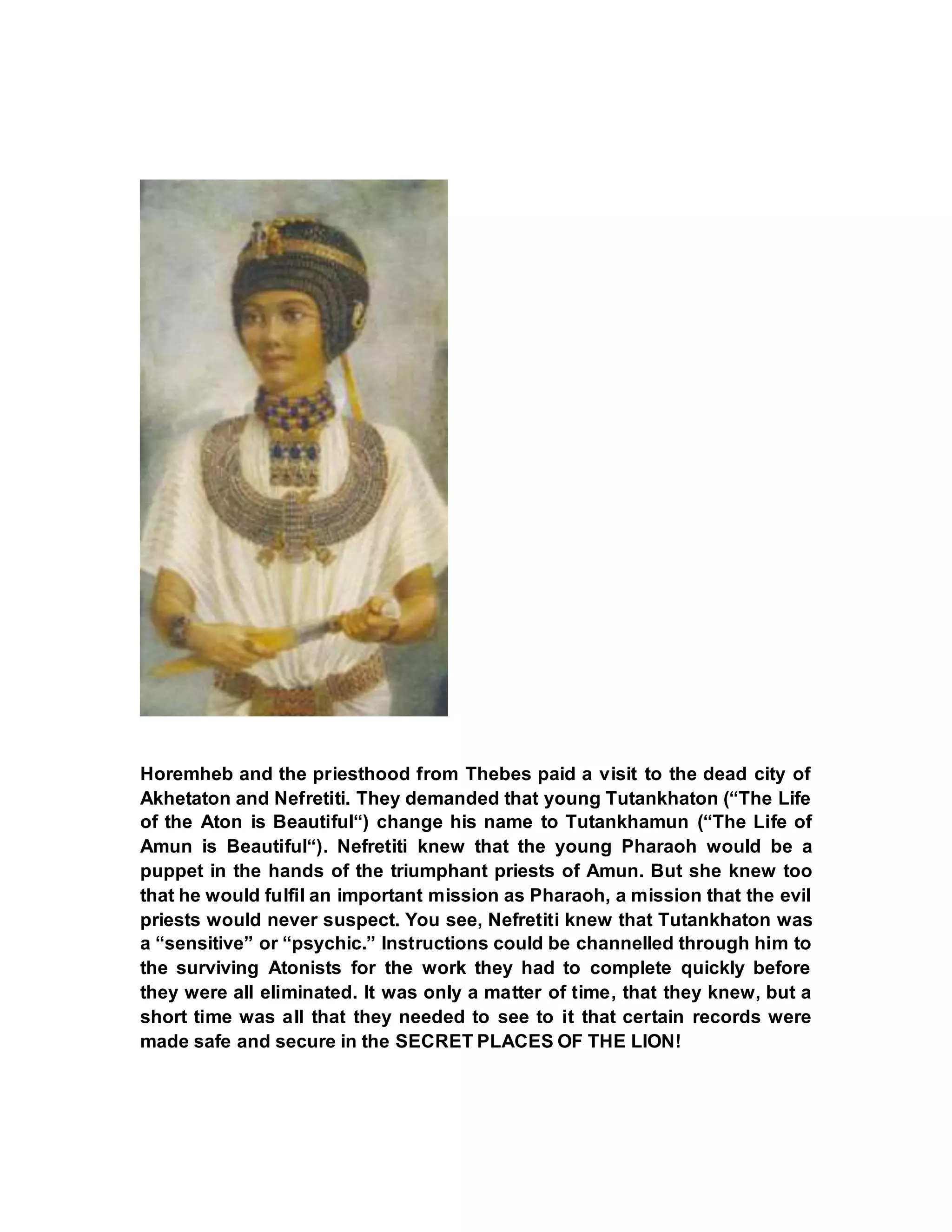 Dawning of the light pharaoh akhnaton – part iii. | DOCX | Christianity ...