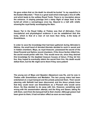 Dawning of the light pharaoh akhnaton – part iii. | DOCX | Christianity ...