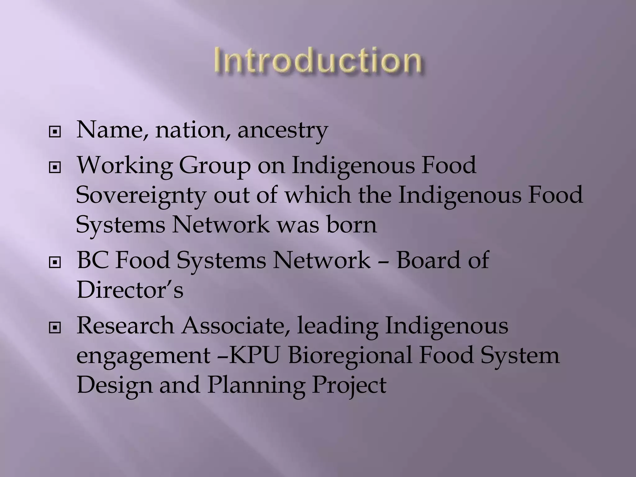 Presentación de Dawn Morrison (Canadá) - Seminario Internacional ...