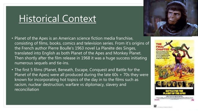 Dawn of the planet of the apes | PPTX | Movies | Entertainment