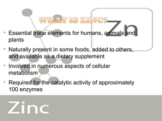 Zinc in the Body | PPT