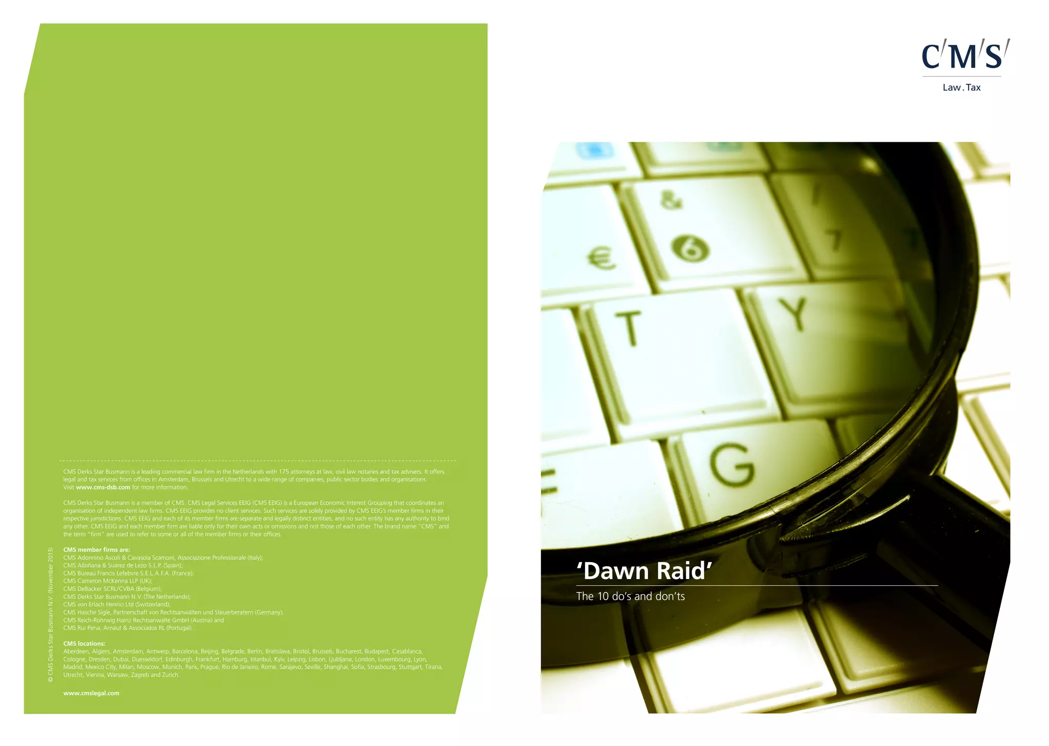 Dawn raid 10_do's_&_don'ts | PDF