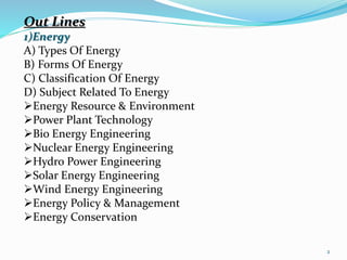 Energy & Environment Engg | PPTX