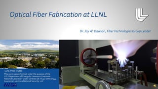 Next-Generation Optical Fiber Fabrication | PPTX