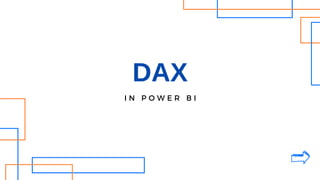 Introduction to Dax in Power BI for Data Analytics.pdf | Databases | Computer Software and ...