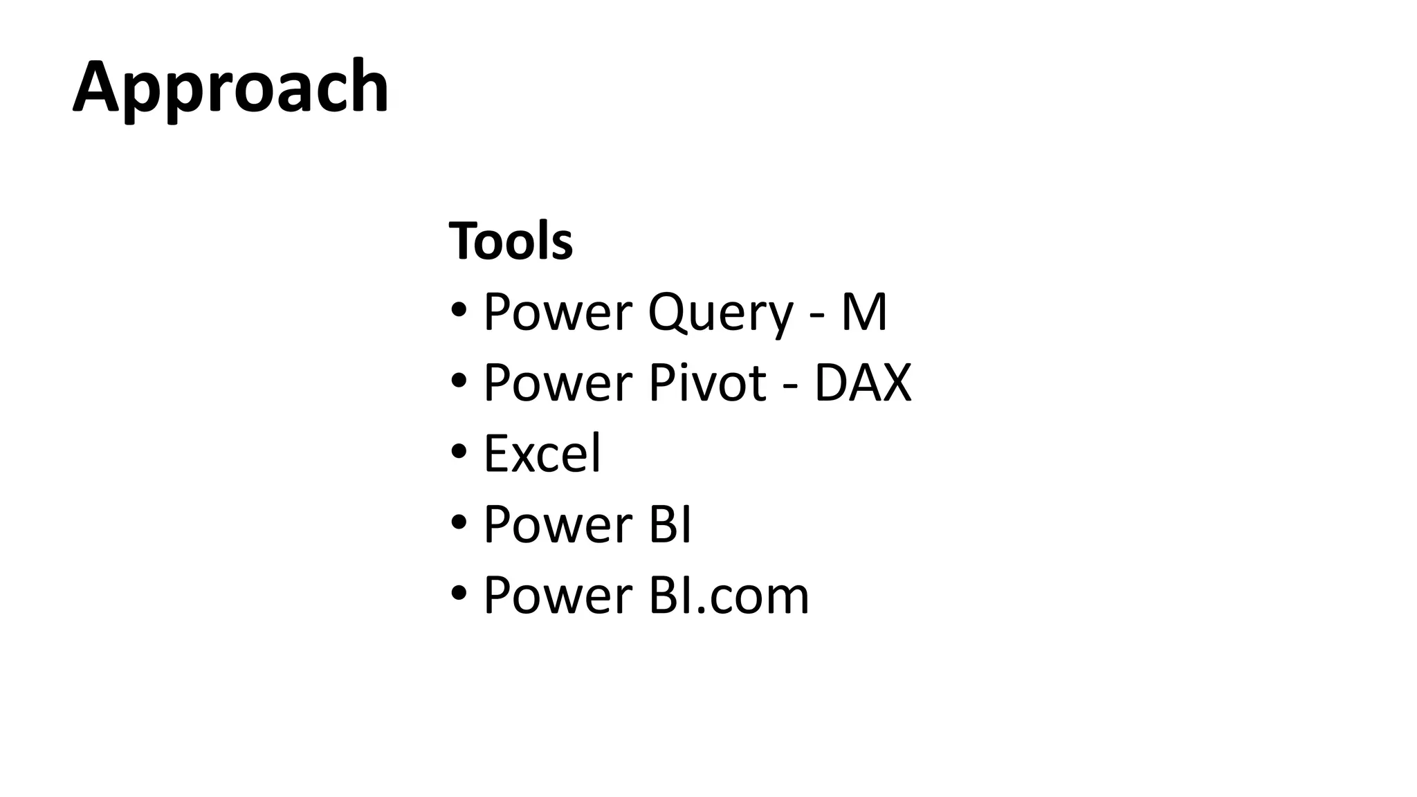 DAX and Power BI Training - 001 Overview | PPTX