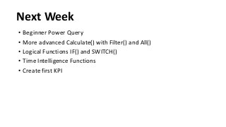 DAX and Power BI Training - 003 Beginner Power BI Reports | PPT