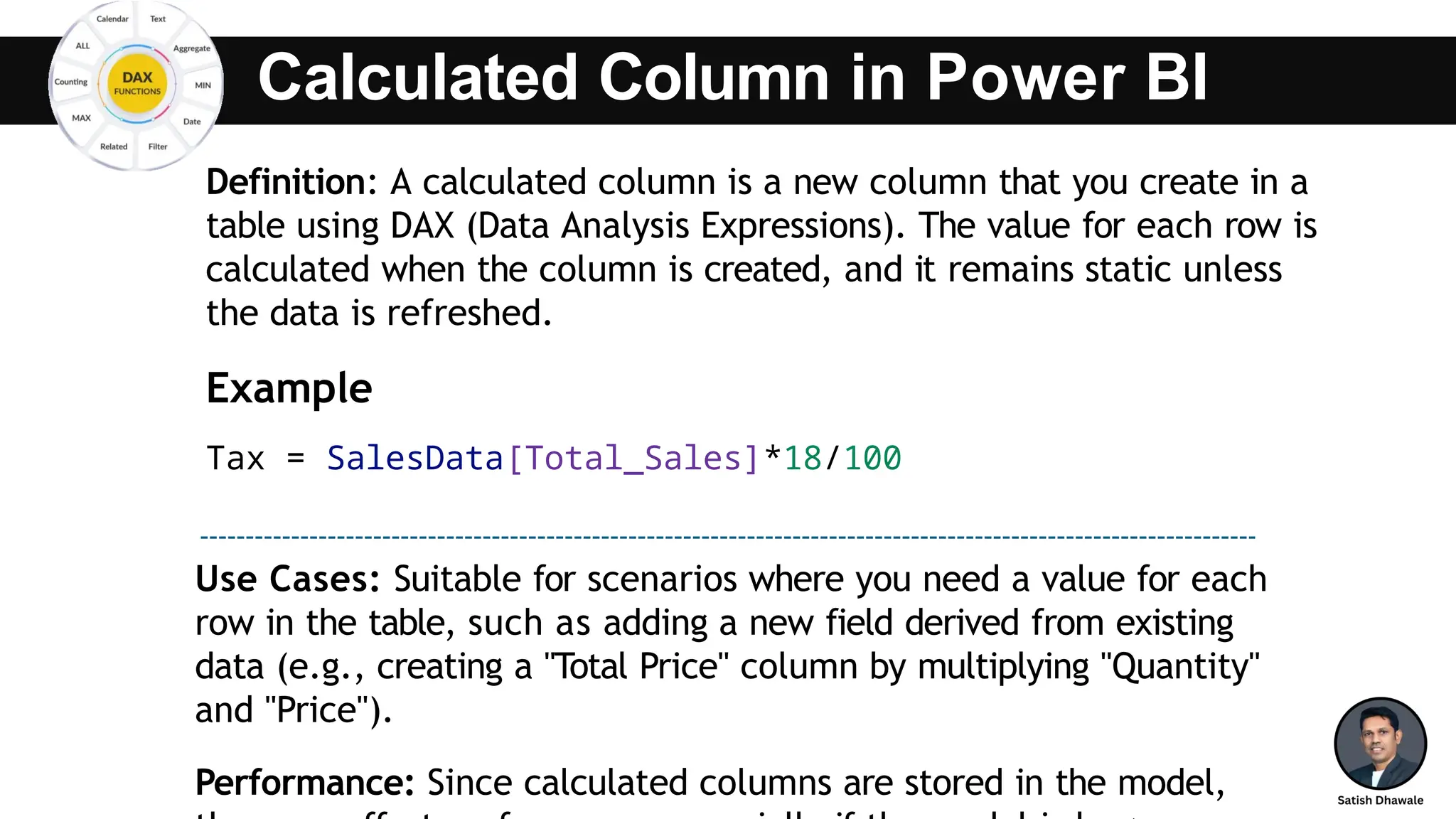 Dax formulas in power bi.pptx data analytics | PPTX