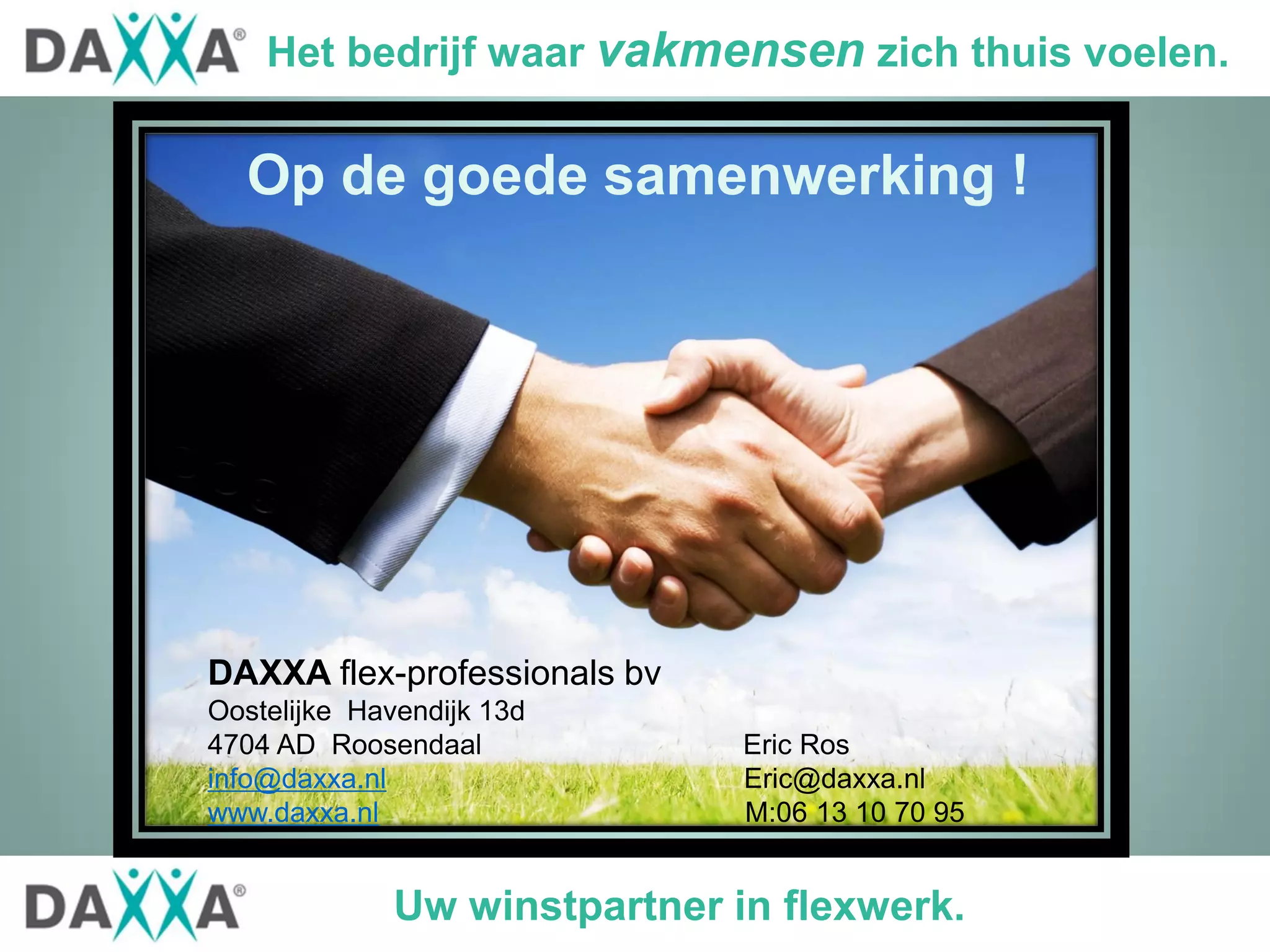 Daxxa presentatie tuinbouw | PDF