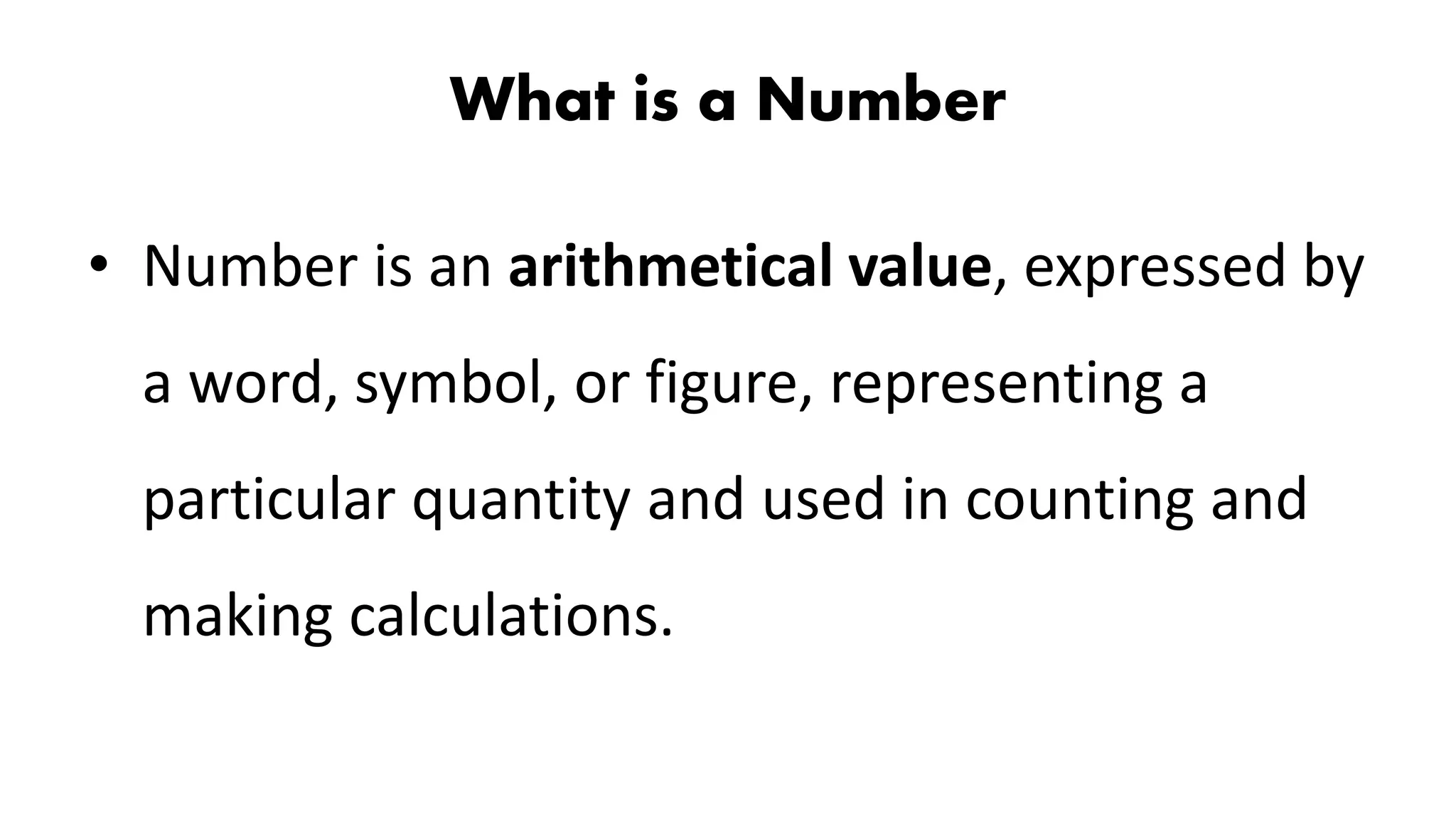 Teaching numbers and Operations in Mathematics | PPTX