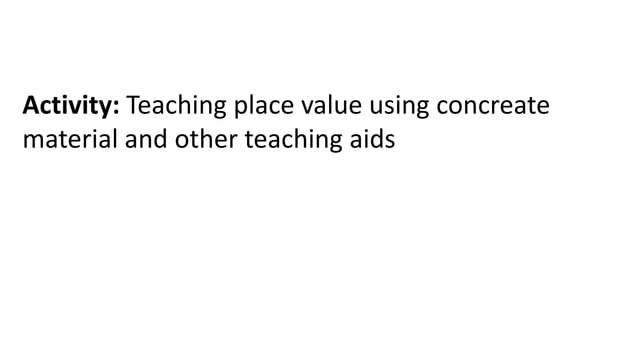 Teaching numbers and Operations in Mathematics | PPTX | Homework and ...