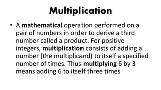 Teaching numbers and Operations in Mathematics | PPTX