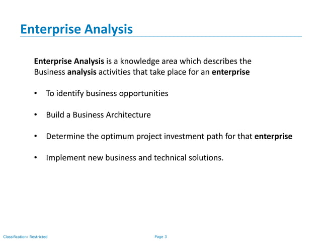 Enterprise Analysis | PPT