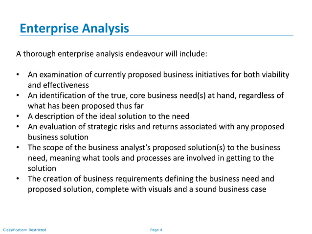 Enterprise Analysis | PPT