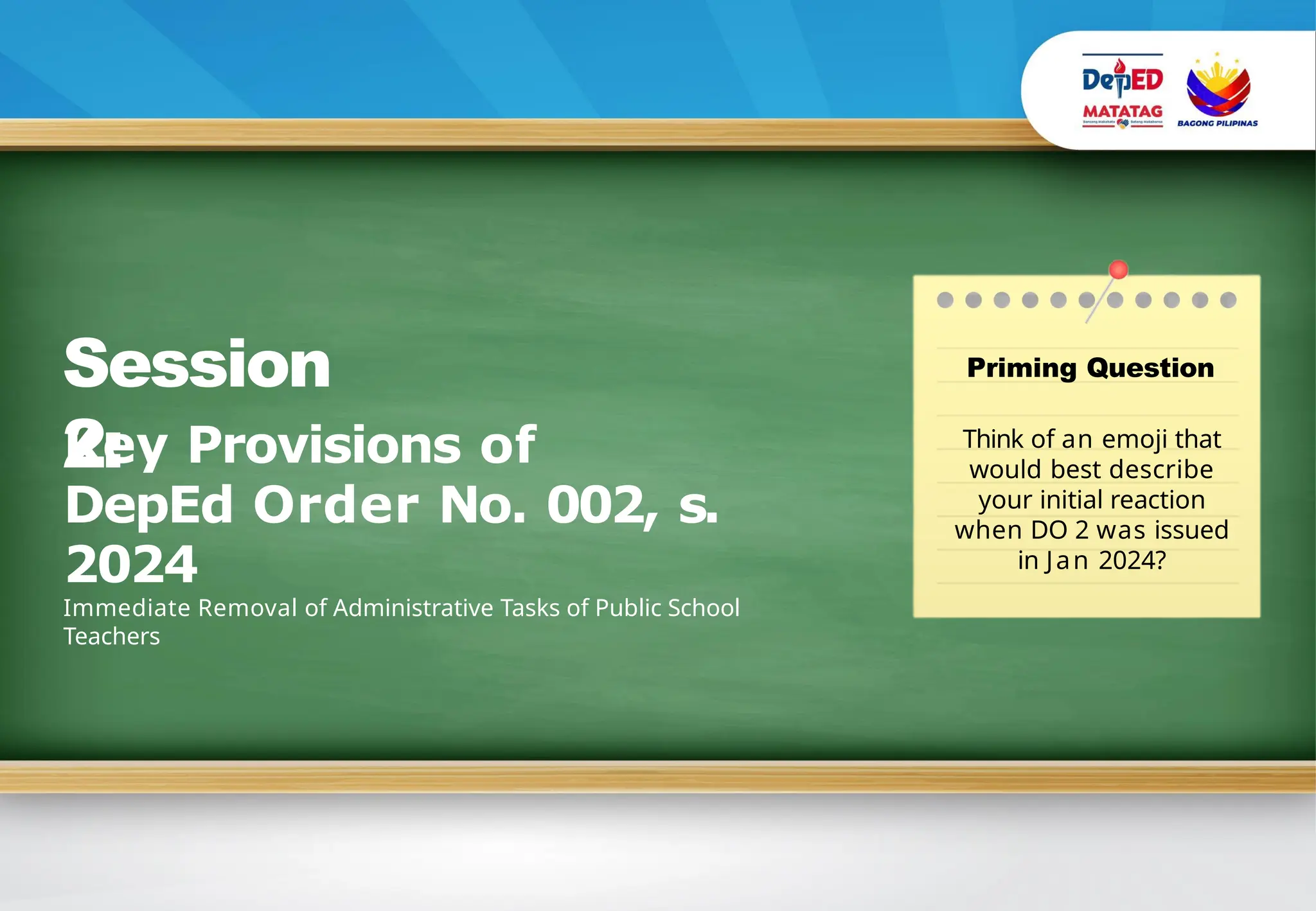 Day-1-DO5-Orientation about education in teaching loads. | PPT
