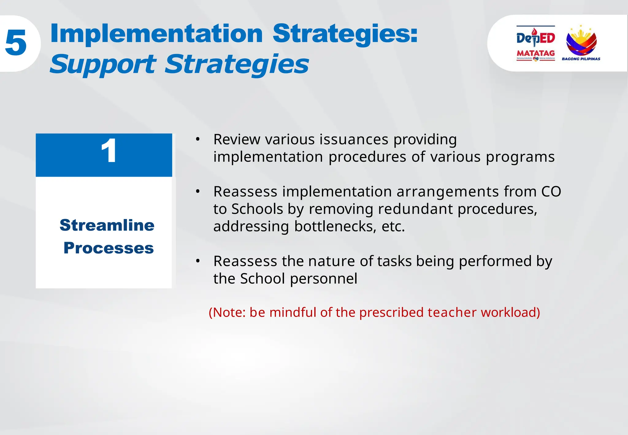 Day-1-DO5-Orientation about education in teaching loads. | PPT