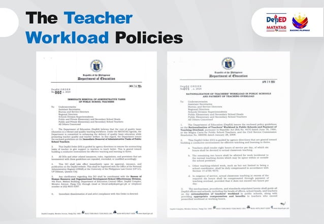 Day-1-DO5-Orientation about education in teaching loads. | PPTX ...