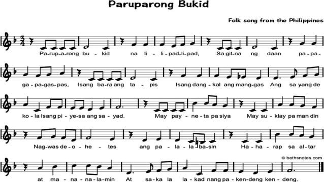 MAPEH MUSIC NOTES AND RESTS FIRST QUARTER | PPT