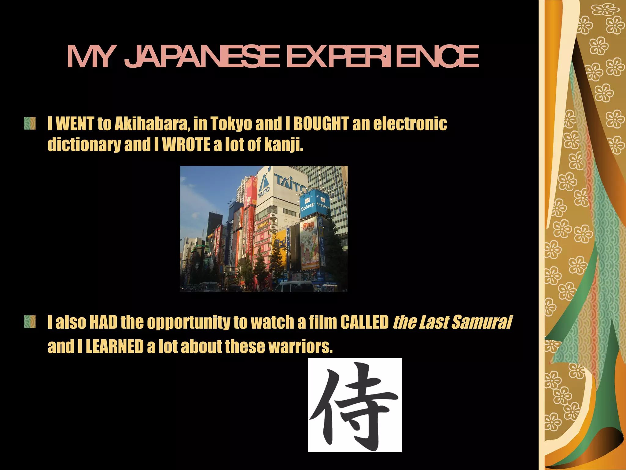 Day 1 Ppt Japan | PPT