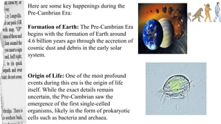 day-1-pre-cambrian-era start of the life existence.pptx