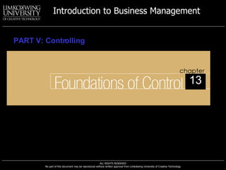 Day 13 - Foundations of control | PPT