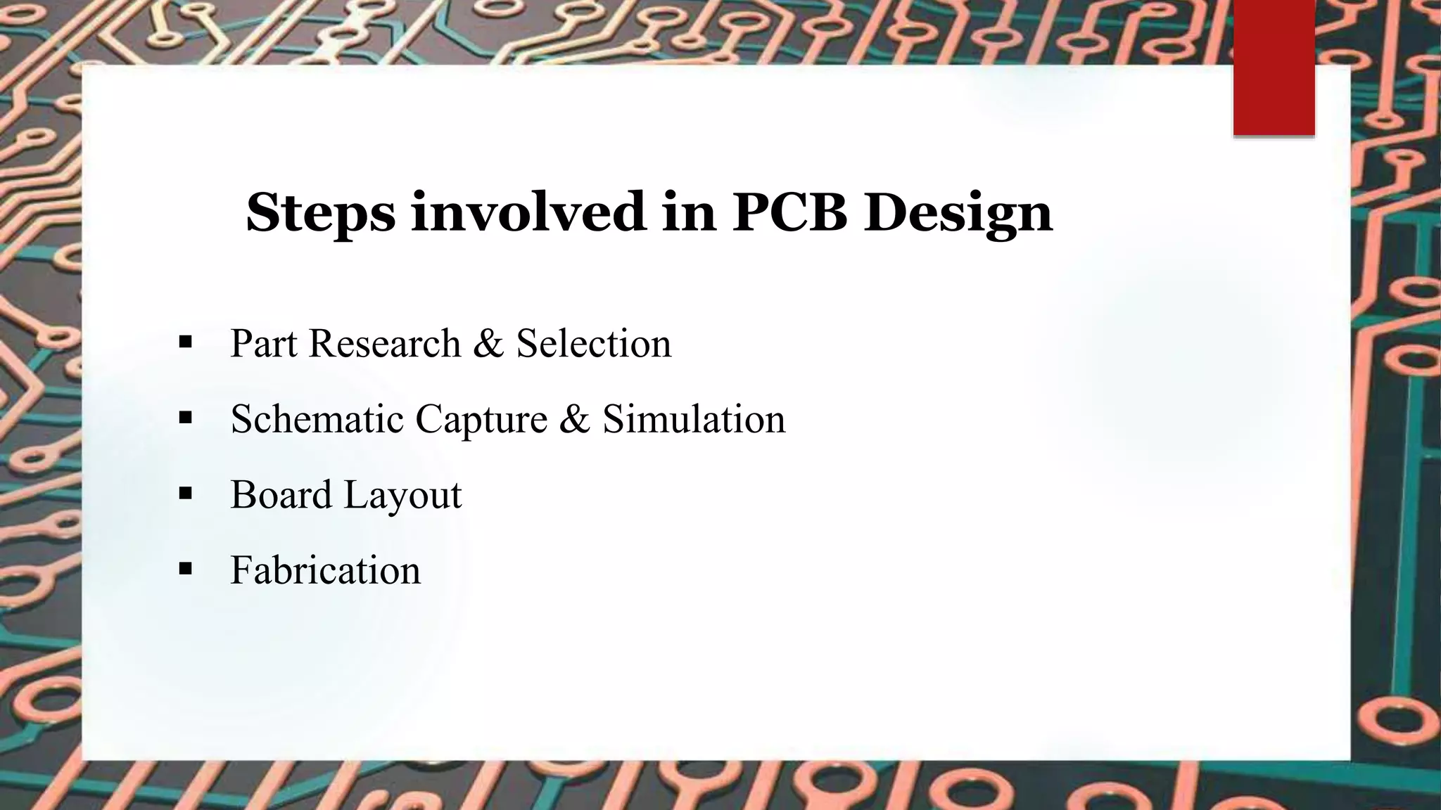 Introduction to PCB Designing | PPTX