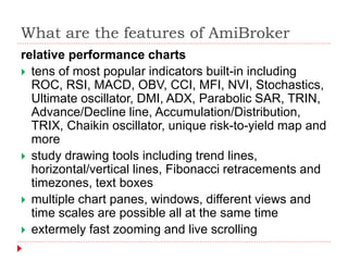Day - 1 Introduction of Amibroker Charting Tools and Trading System | PPT