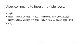 SQL commands in database management system | PPT