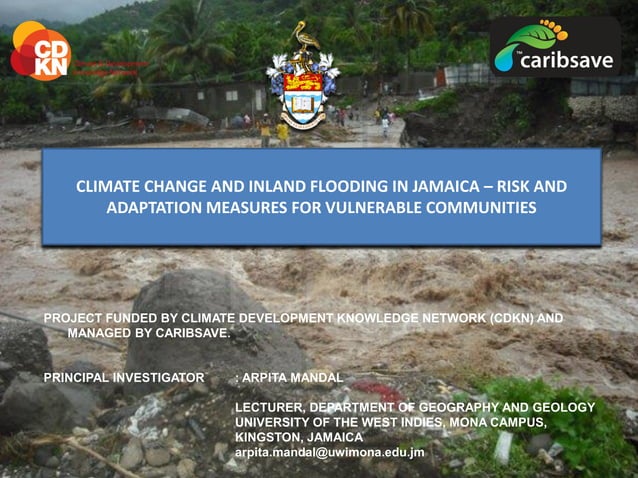 Climate Change and Inland Flood Risk in Jamaica | PPT