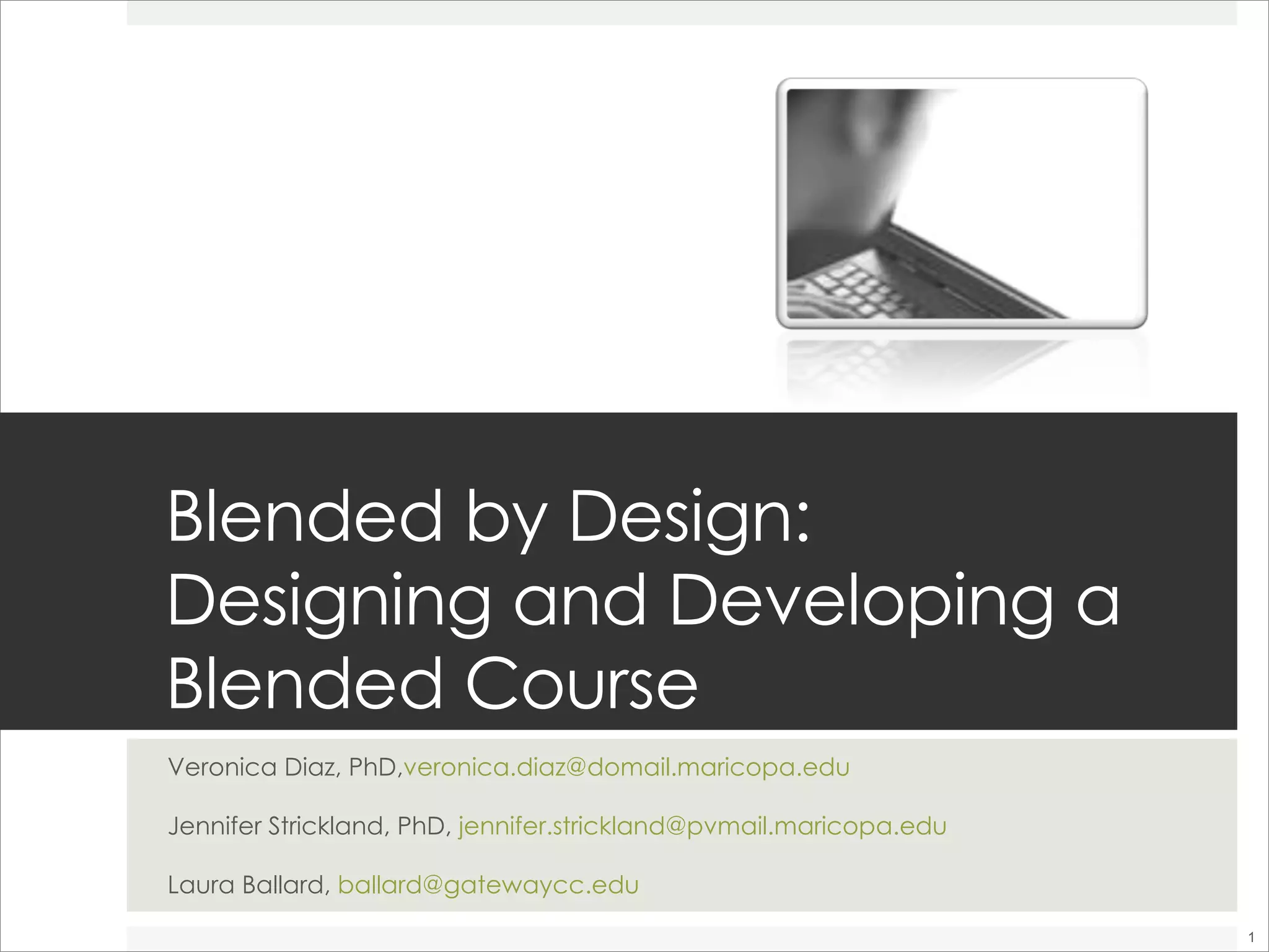 Blended by Design: Day 2 | PPT
