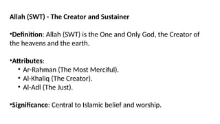 Understanding Islamic Faith for university students | PPTX