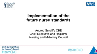 Implementation fo the new Future Standards | PPTX