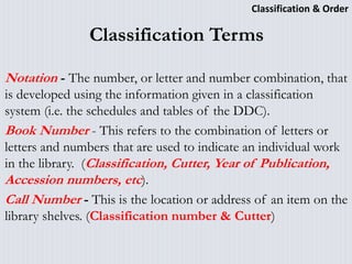 Classification and Order | PPT