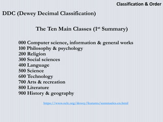 Classification and Order | PPT