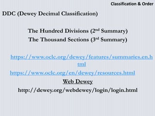 Classification and Order | PPT