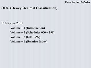 Classification and Order | PPT