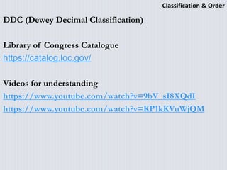 Classification and Order | PPT