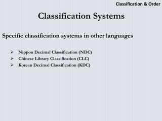 Classification and Order | PPTX