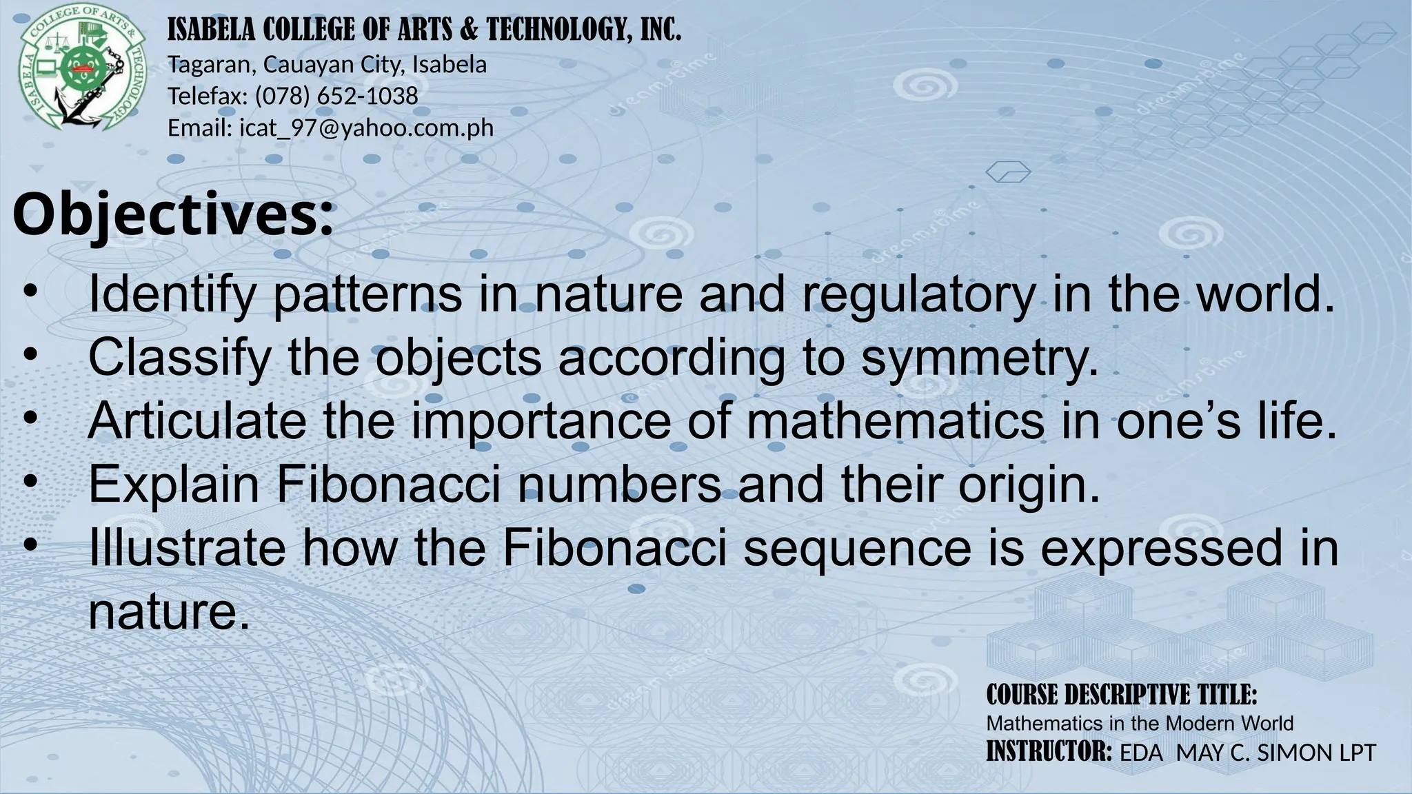 day-3-Patterns-and-Numbers-in-Nature-and-the-World-and-Fibonacci ...