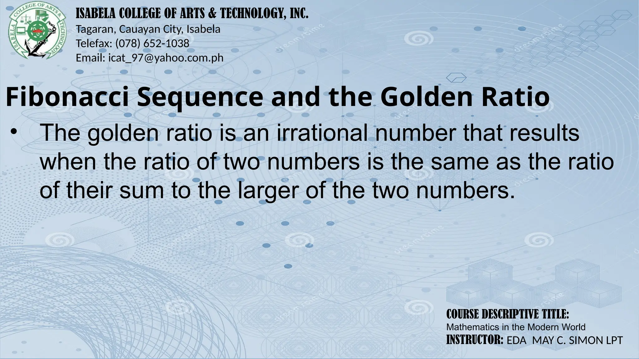 day-3-Patterns-and-Numbers-in-Nature-and-the-World-and-Fibonacci ...