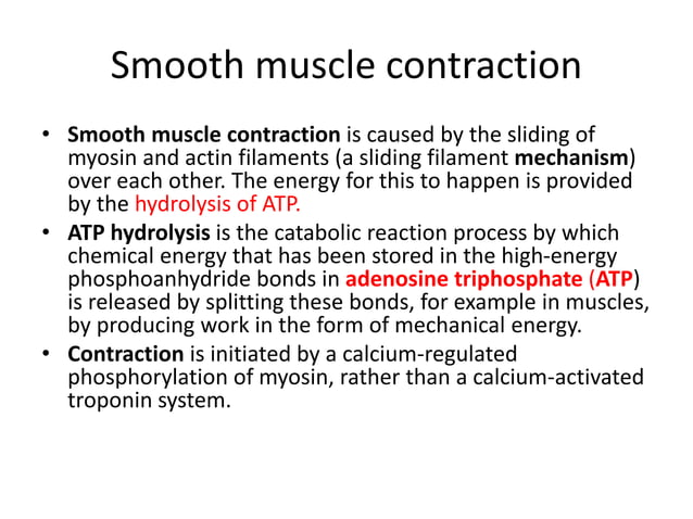 Day 4 skeletal & smooth muscle contraction | PPTX