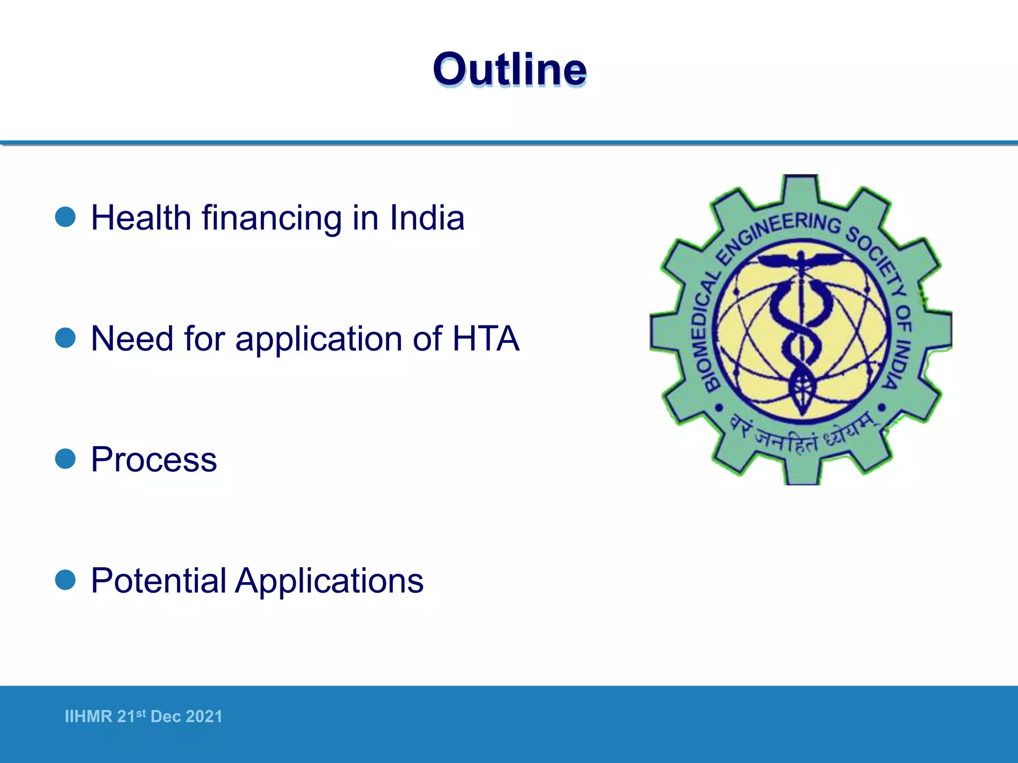 Health Technology Assessment- Overview | PPTX