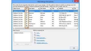 How to do mail merge PPT of Capacity Building Program | PPTX