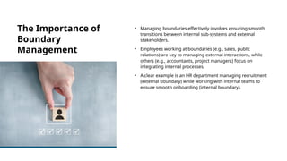 Organization as systems - Management theory | PPTX