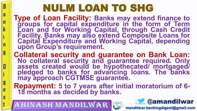 DAY - NULM (DAY - National Urban Livelihoods Mission) 'राष्ट्रीय शहरी ...